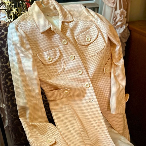 LOFT | Jackets & Coats | Loft Ann Taylor Spring Trench Gingham Check ...